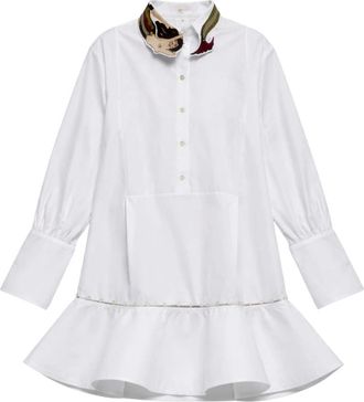 Vivetta Vivetta, Femme, Robes, Blanc, Taille: 38 FR Mini Robe Chemisier