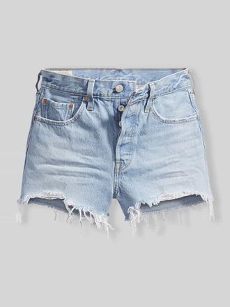 Levi's Jeansshorts mit Knopfleiste Modell 501