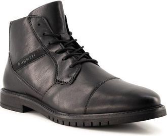 Bugatti Herren Schuhe schwarz Glattleder