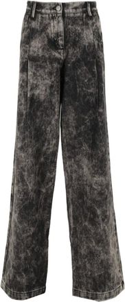 Federica Tosi pleated jeans - Grau