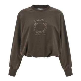 Brunello Cucinelli Damen, Sweatshirts & Hoodies, Braun, XSGr&ouml;&szlig;e