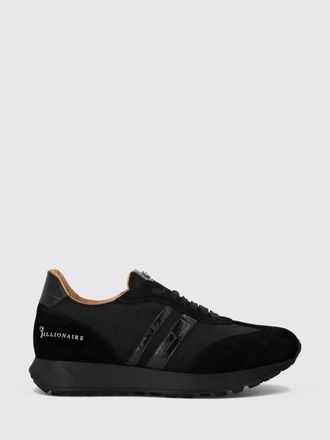 Billionaire Boys Club Zweifarbige Low-Top-Sneaker aus Mesh und Wildleder mit Metallic-Logo