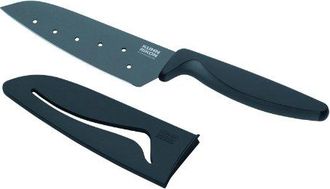 Kuhn Rikon 22833 Colori 2 Santokumesser, 28 cm mit Klingenschutz