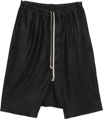 Rick Owens Homme, Shorts, Noir, Taille: L Leather Pant