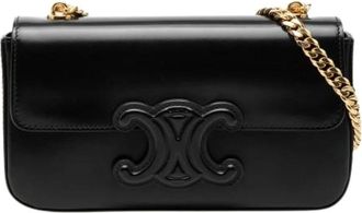 Celine Pre-owned Cuir sacs-celine - Femme - Pre-owned - Noir - Taille: ONE Size