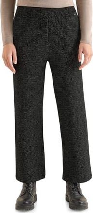 Cecil 3817472 Pantalon à Jambes Larges Scintillantes, Noir, XXL / 26L Femmes