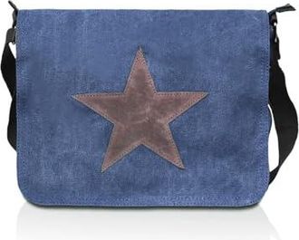 Glamexx24 Homme Femme Sac Pochette Crossbody Sac &agrave; Main Sac &agrave; Bandouli&egrave;re Sac de Transport avec Motif &eacute;toile