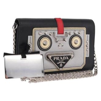Prada Pre-owned Vintage Saffiano Schultertasche - - Pre-owned - Damen - Schwarzk - ONE SIZE