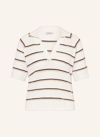 Riani Riani Strick-Poloshirt weiss