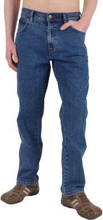 Wrangler Jean Straight Leg - Homme - Bleu (DARKSTONE) - FR : W46/L34 (Taille fabricant : W46/L34)