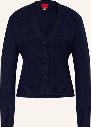 HUGO BOSS Hugo Strickjacke Selosy blau