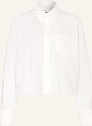 Ami Ami Paris Cropped-Hemdbluse weiss
