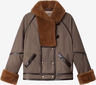 Isabel Marant Veste Olinka - Femme - Marron - Taille34 - Marant &Eacute;toile