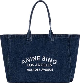 Anine Bing Femme, Sacs, Bleu, Taille: ONE Size Tote Bags