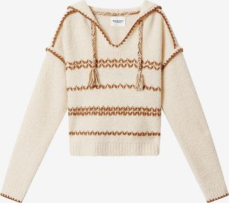 Isabel Marant Pull Romera - Femme - &Eacute;cru-bronze - Taille 34 - Marant &Eacute;toile