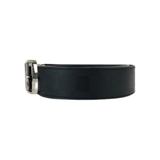 Louis Vuitton Ceinture Pre-owned en cuir Damier Infini - Homme - Pre-owned - Noir - Taille: ONE Size