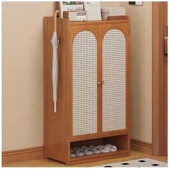 Generic Schuhbank,Landhausschrank mit T&uuml;ren,gro&szlig;es 7-st&ouml;ckiges Regal,freistehendes Regal f&uuml;r Eingangsbereich,Flur,Kleiderschrank,Schlafzimmer,Wohnzimmer