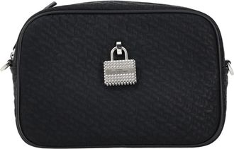 John Richmond Femme, Sacs, Noir, Taille: ONE Size Sac Bandoulière Matelassé avec Détail de Serrure