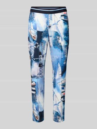 Marc Cain Slim Fit Caprihose mit elastischem Bund