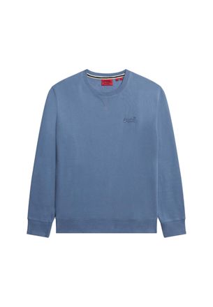 Superdry Herren Essential Logo Rundhals-Sweatshirt Mondlicht Blau XXL