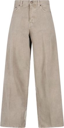 Haikure Wide Cotton And Linen Jeans