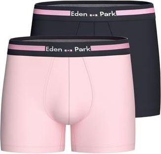 Eden Park Lot de 2 boxers en jersey de coton stretch