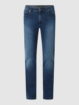 Christian Berg Straight Fit Jeans mit Brand-Detail