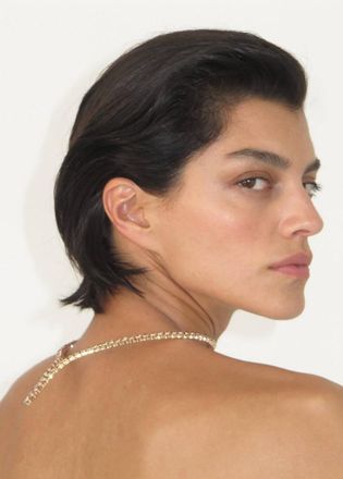 Mango Collier rigide or - Femme - Taille unique - MANGO