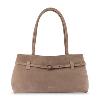 Manu Atelier Femme, Sacs, Beige, Taille: ONE Size Sacs &eacute;l&eacute;gants avec boucle en m&eacute;tal
