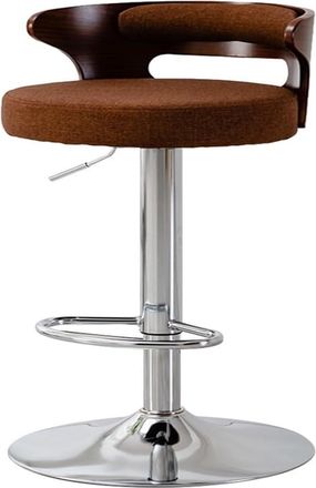 Generic Barhocker in Tresenh&ouml;he mit drehbarer R&uuml;ckenlehne und Fu&szlig;st&uuml;tze, gepolsterter K&uuml;cheninselstuhl