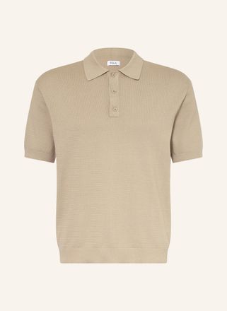 Paul Paul Strick-Poloshirt gruen