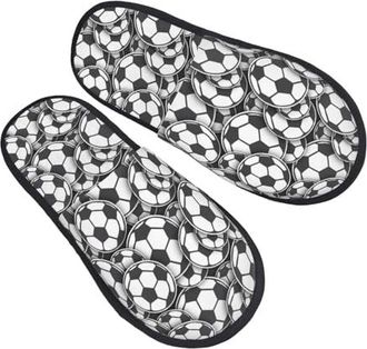 Generic L&eacute;g&egrave;re Pantoufles Souvenirs de football en papier Chausson Maison &eacute;l&eacute;gant Chaussons en Peluche pour Ext&eacute;rieur Adulte Hiver L
