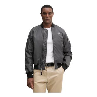 Alpha Industries Veste Bomber Ma-1 World Logo - Homme - Vestes - Gris - Taille: 2XL