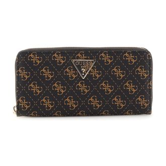 Guess Femme, Accessoires, Brun, Taille: ONE Size Portefeuille Laurel Marron Logo