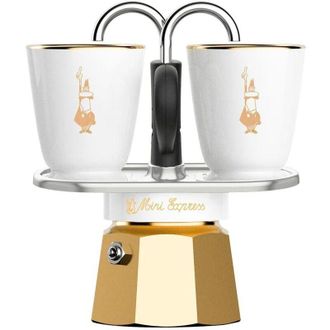 Bialetti Cafeti&egrave;re Italienne Dor&eacute; Espresso Deux Personnes