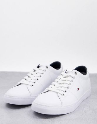 Tommy Hilfiger Essential - Baskets en cuir - Blanc