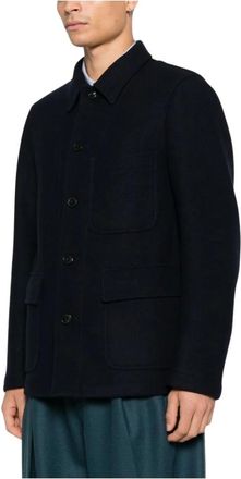 Dries Van Noten Homme, Vestes, Bleu, Taille: M Giacca