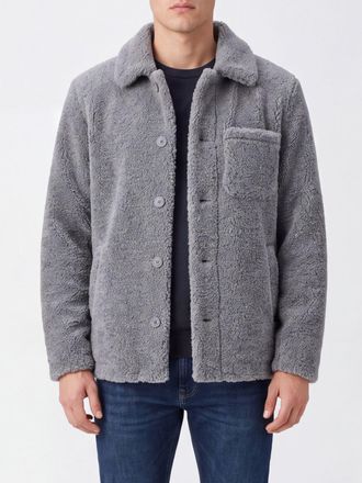 Herno Manteau court droit en fausse fourrure