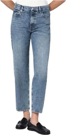 Frame Denim Femme, Jeans, Bleu, Taille: W29 Cropped Jeans