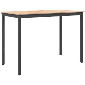 vidaXL Bartisch Natur 150 x 80 x 105 cm Massives Kiefernholz vidaXL