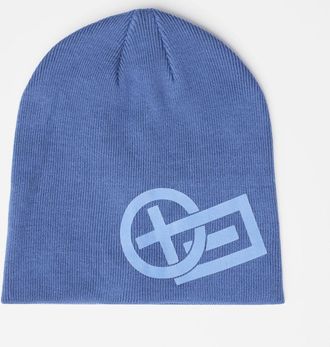 Chiemsee Mütze mit kontrastfarbenem Logoprint