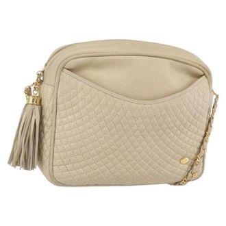 Bally Sac bandouli&egrave;re en cuir Pre-owned - Femme - Pre-owned - Beige - Taille: ONE Size