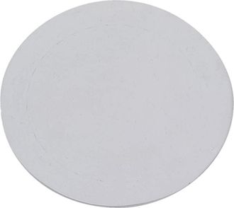 NKlaus Aluminium Kerzenteller Ø10cm - Kerzenhalter weiß - Deko - Gebürstet - Design 10341