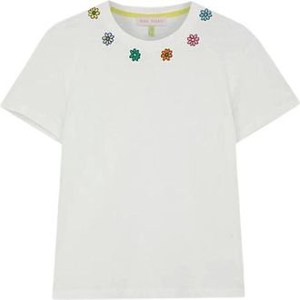Mira Mikati Femme, Tops, Blanc, Taille: 38 FR Tee-shirt