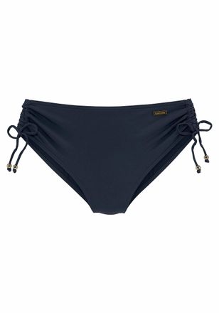 Lascana Damen Bikini-Hose mit Raffung & Perlen