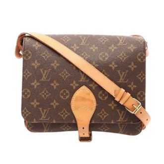 Louis Vuitton Pre-owned Sac bandouli&egrave;re Cartouchiere GM Monogram - Femme - Pre-owned - Brun - Taille: ONE Size