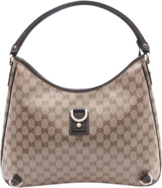 Gucci Sac bandouli&egrave;re Abbey D-Ring Pre-owned - Femme - Pre-owned - Beige - Taille: ONE Size