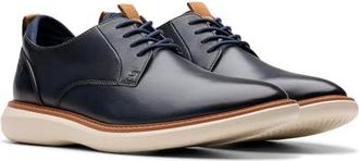 Clarks Homme Brantin Plain, Cuir Bleu Marine, 42.5 EU