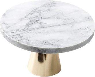 BESPORTBLE Runder Marmor Cupcake St&auml;nder 20cm Dessert und Kuchenpr&auml;sentationstablett f&uuml;r Hochzeit Geburtstag Party