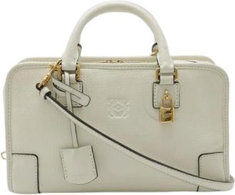 Loewe Pre-owned Amazona 23 Sac 2way en Cuir - Femme - Pre-owned - Beige - Taille: ONE Size